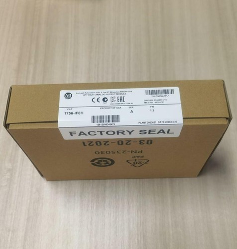 New AB 1756-IF8H SER A ControlLogix HART Analog Input Module 1756IF8H ...
