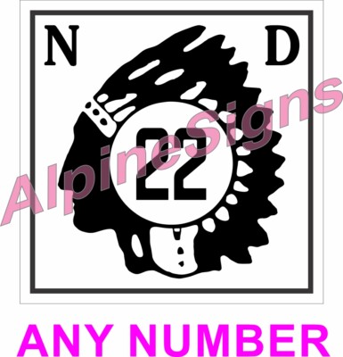 North Dakota State Route Interstate Highway Sign ANY NUMBER - 12"x12 ...