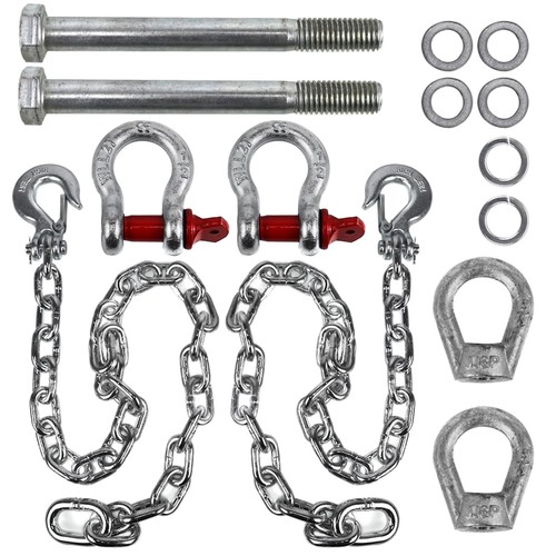 Trailer Ultimate Connection Safety Chains Kit - 5th Wheel & Gooseneck ...