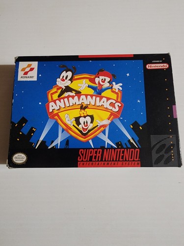 Animaniacs (Nintendo SNES, 1994) CIB, Cleaned & Tested | eBay