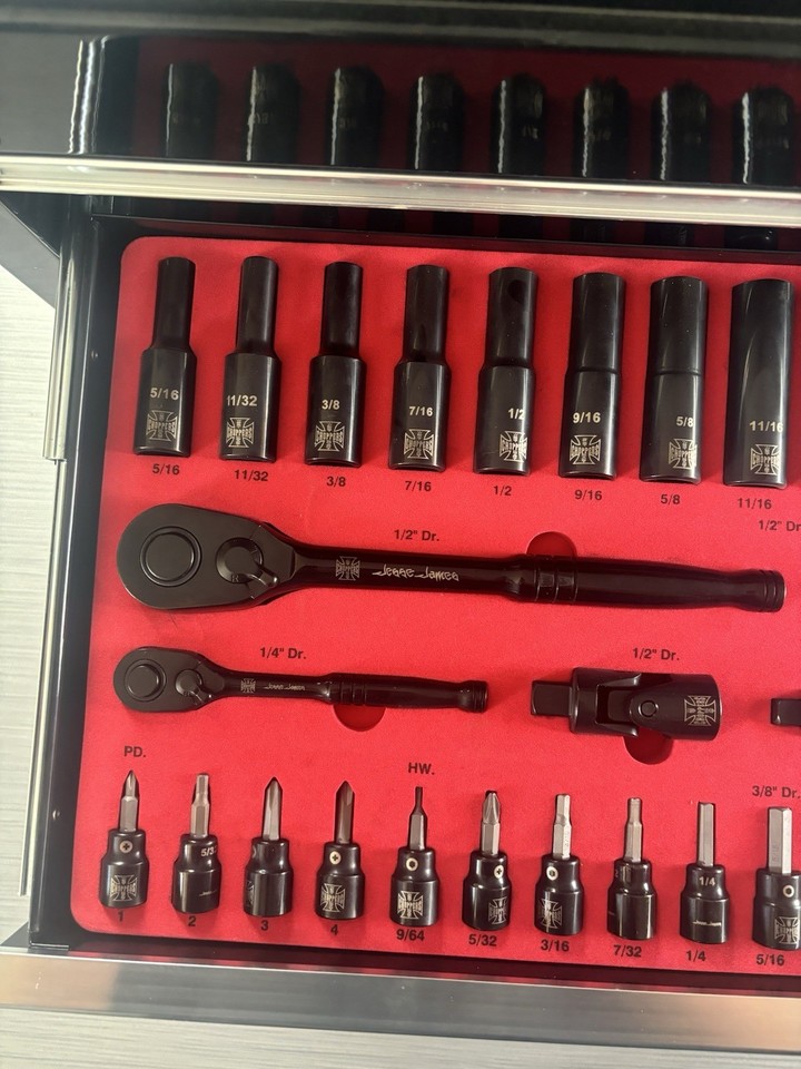 West Coast Choppers Tool Set Box Chest Jesse James Complete Mint Rare ...