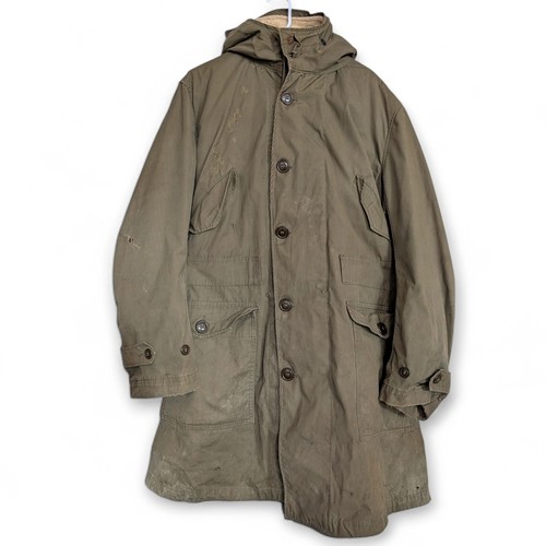 VINTAGE USAF M51 OVERCOAT PARKA WITH PILE LINER 1950 KOREAN WAR XL | eBay