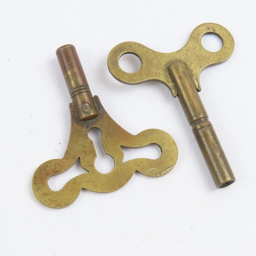 Selection of 10 Steel & Brass Wall and Mantle Clock Keys | eBay