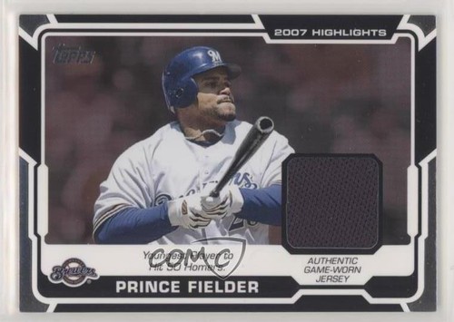 2008 Topps - Highlights Relics Prince Fielder #HR-PF Youngest Player to ...