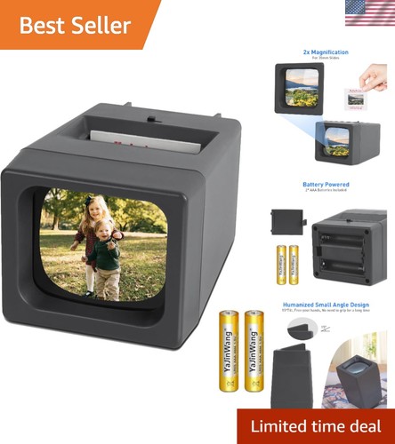 35Mm Slide and Film Viewer, Negative Scanner, Desk Top LED Lighted ...