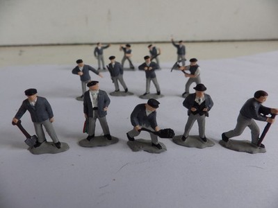 ** 13 ** Model Railway People Workmen Crew hand painted Dapol Figures ...
