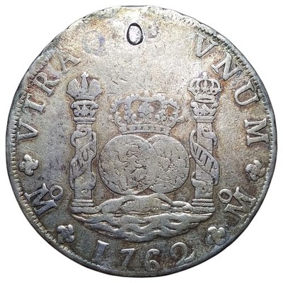 1762 Mexico 8 Reales Spanish Colonial Pillar Dollar Silver Coin. | eBay
