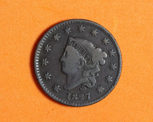 1827- Head Large One Cent Coin #P13072 | eBay