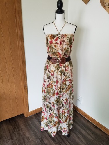 NWT Discovery Clothing Tropical Floral Maxi Dress | eBay