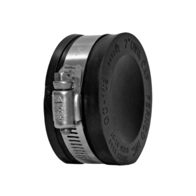 Pond Stop Cap EVOLUTION AQUA Flexible Rubber Boot Pipe End Filter Pipe ...