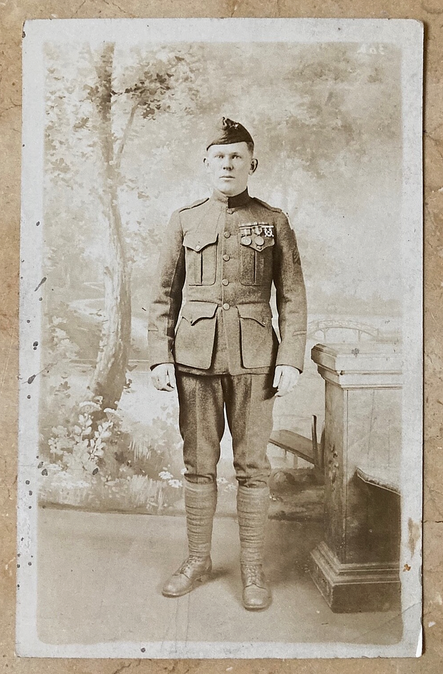 WW1 US MARINE CORPS 2ND DIVISION 5th REGT 2nd BN 1st SGT IDd PHOTO ...