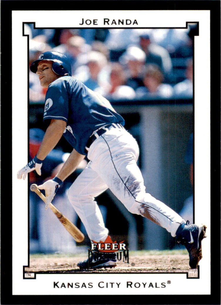 2002 Fleer Premium Joe Randa Kansas City Royals #124 MLB Baseball Card ...