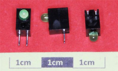 Liteon LTL-4231NHBP Single Green PCB Mount Rt/angle LED Indicator (Pk ...