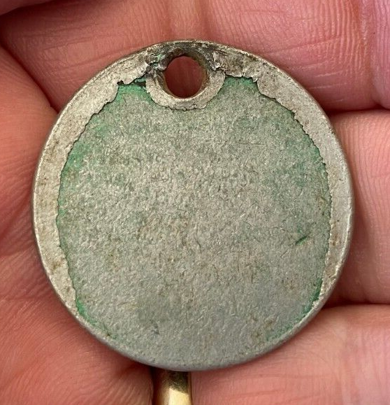 Antique Metal Rabies Vaccine Tag #2296 1931? Illinois Collectible Dogs ...