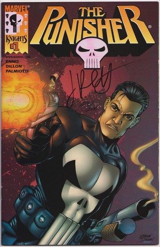 PUNISHER #1 DYNAMIC FORCES CHROME VARIANT SIGNED PALMIOTTI DF COA ...
