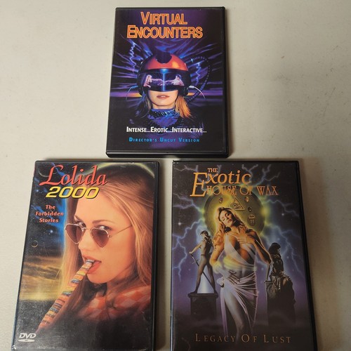 Virtual Encounters , Lolida 2000 , The Exotic House Of Wax 3 DVD Lot | eBay