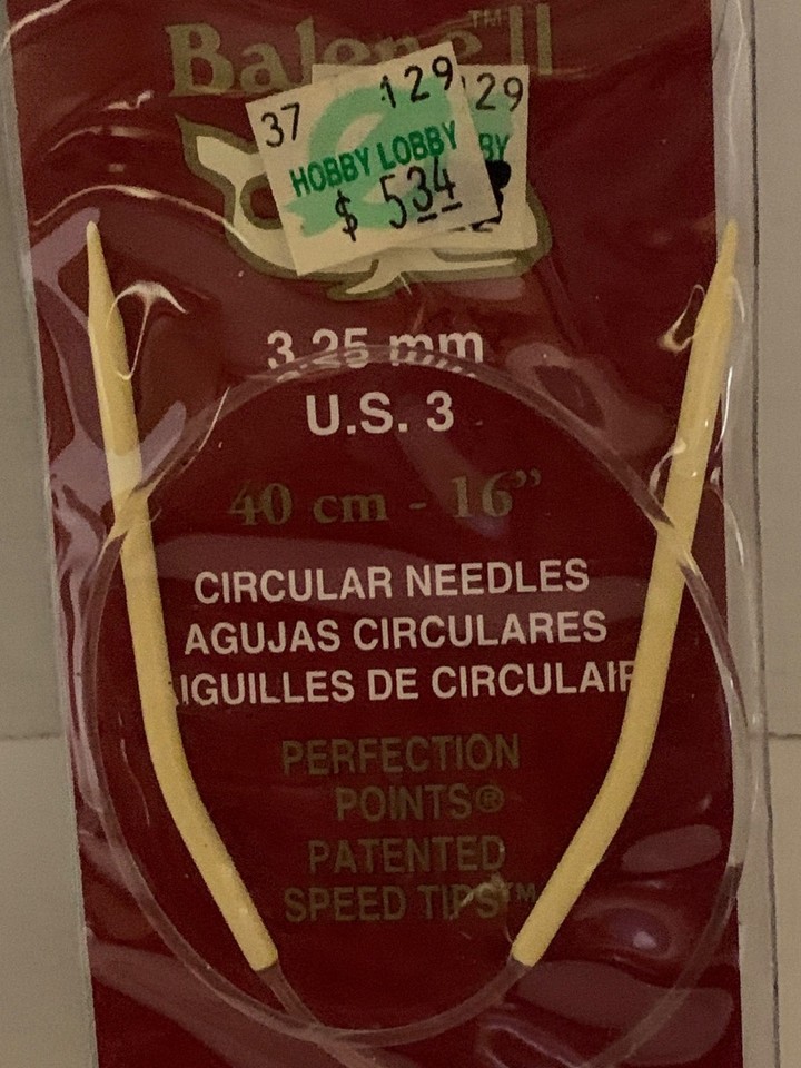 Boye Balene II Circular Knitting Needles U.S. 3 & 8 Set 3.25mm & 5mm 16 ...