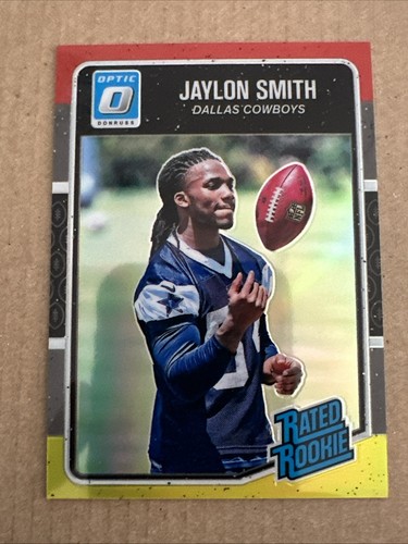 Jaylon Smith 2016 Optic Red & Yellow Rated Rookie RC #173 Notre Dame ...