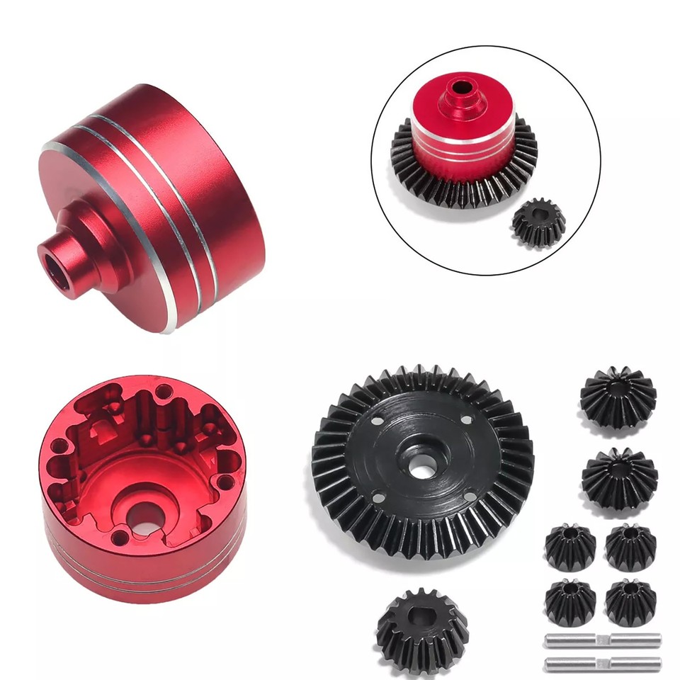 Alloy Differential Gear Set Assembly for Tamiya TT02 TT02B 1/10 RC Car ...