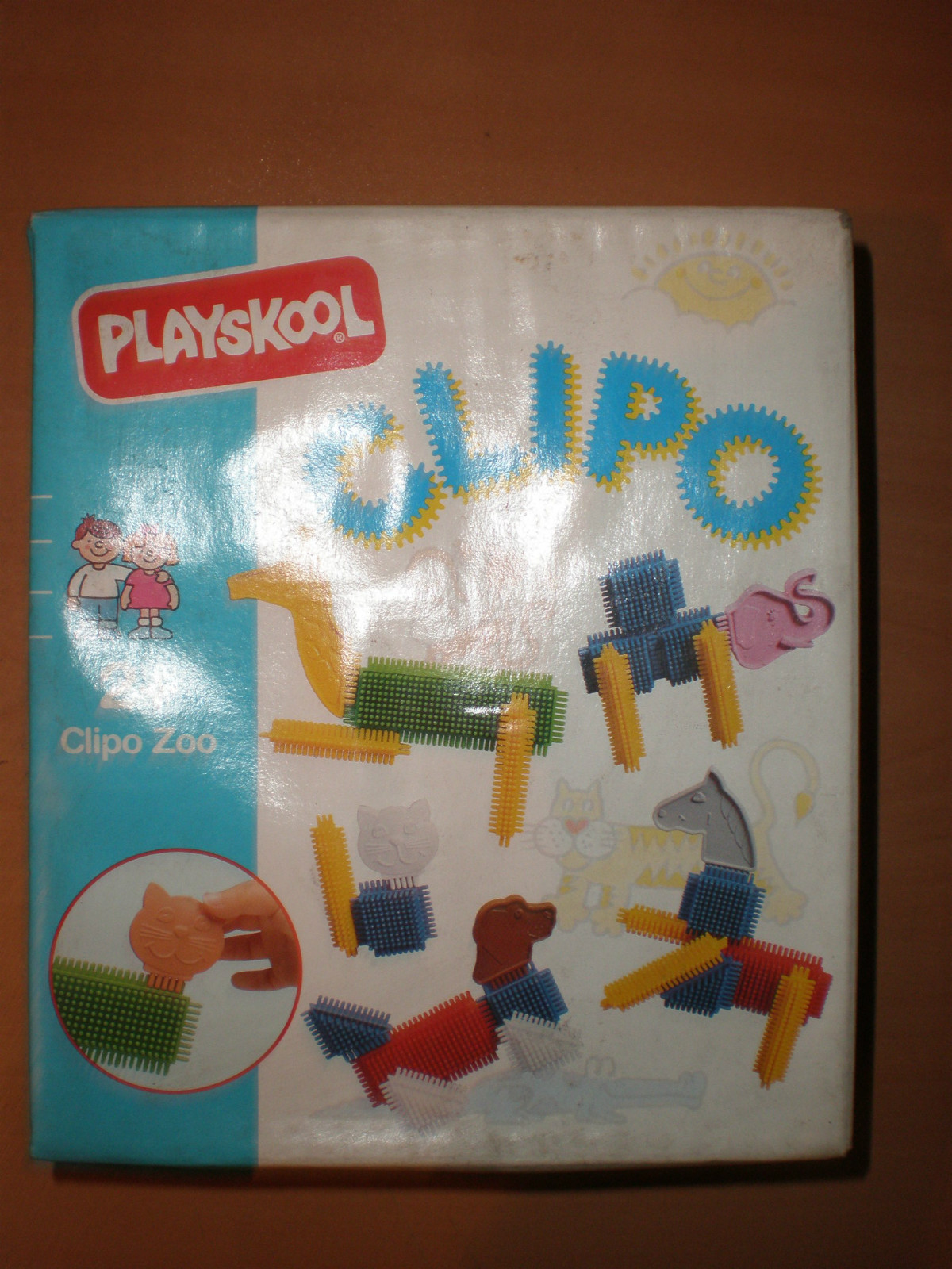 1991 VINTAGE PLAYSKOOL CLIPO ZOO STICKLE BRICKS SFINOTOUBLAKIA 2+ MIB ...