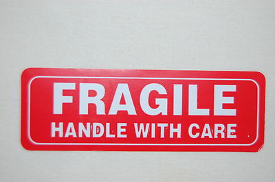 1x3 Fragile Stickers Self Adhesive Fragile Labels Handle with Care ...