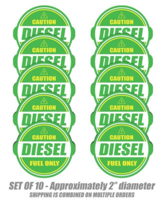 Diesel Fuel Only sticker gasoline gas decal label tank vinyl door label ...