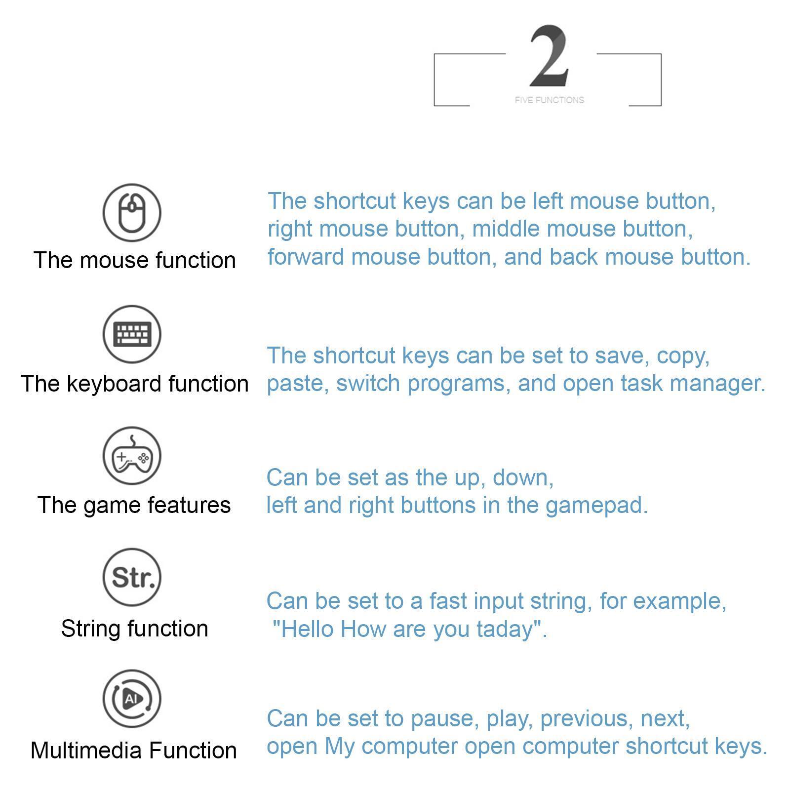 USB Foot Pedal PC Triple Foot Switch PC Game Foot Pedal for PC Laptop ...