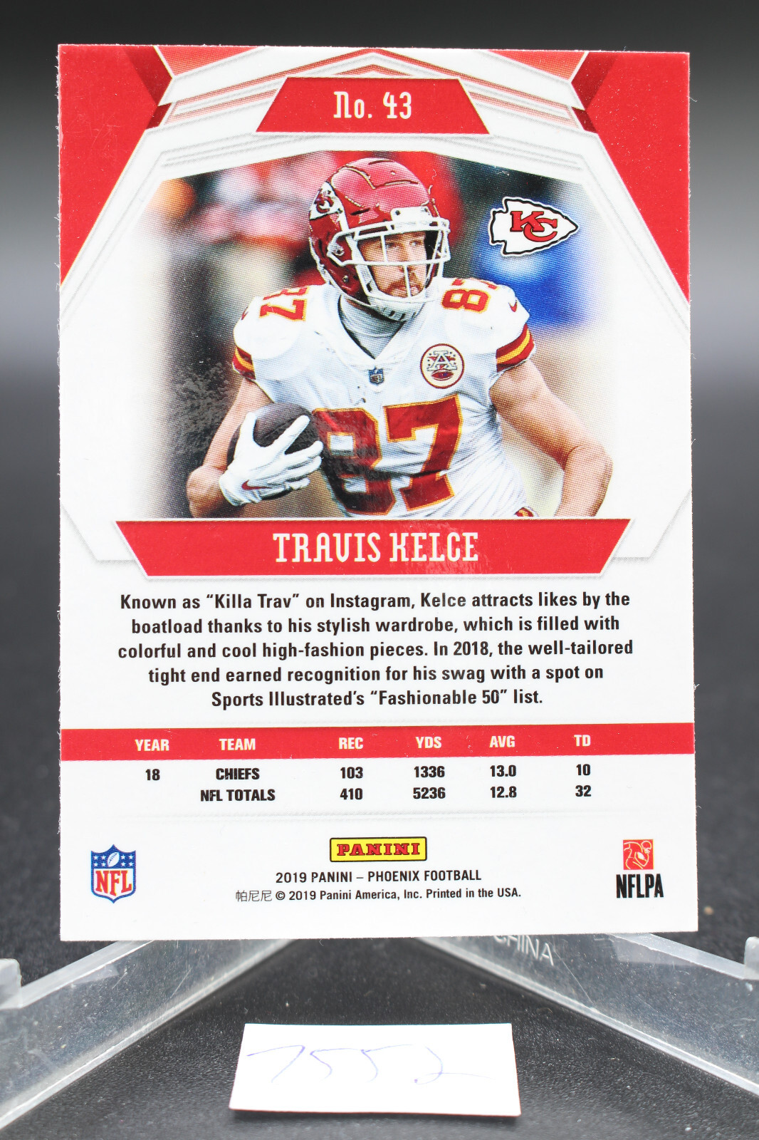 2019 Panini Phoenix - #43 Travis Kelce for sale online | eBay