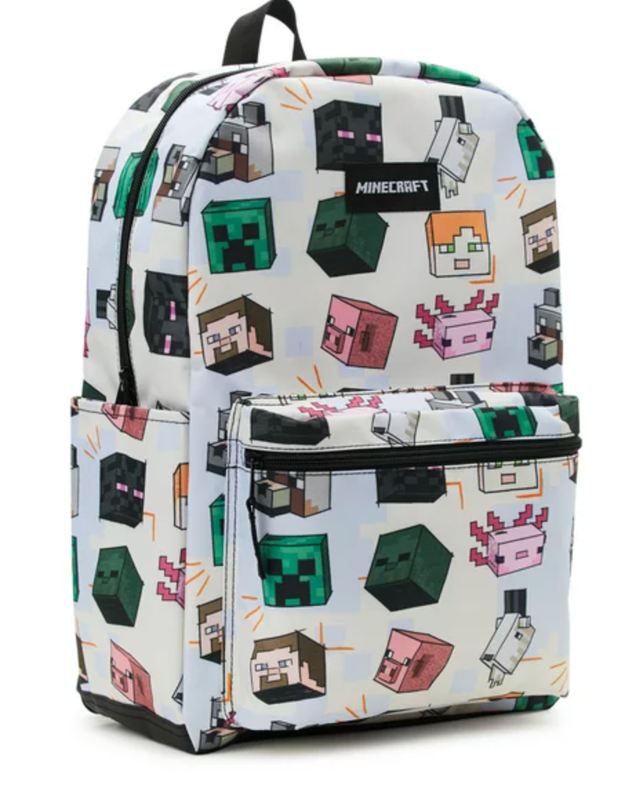 Minecraft Creeper 17" Laptop Backpack, Multicolor | eBay