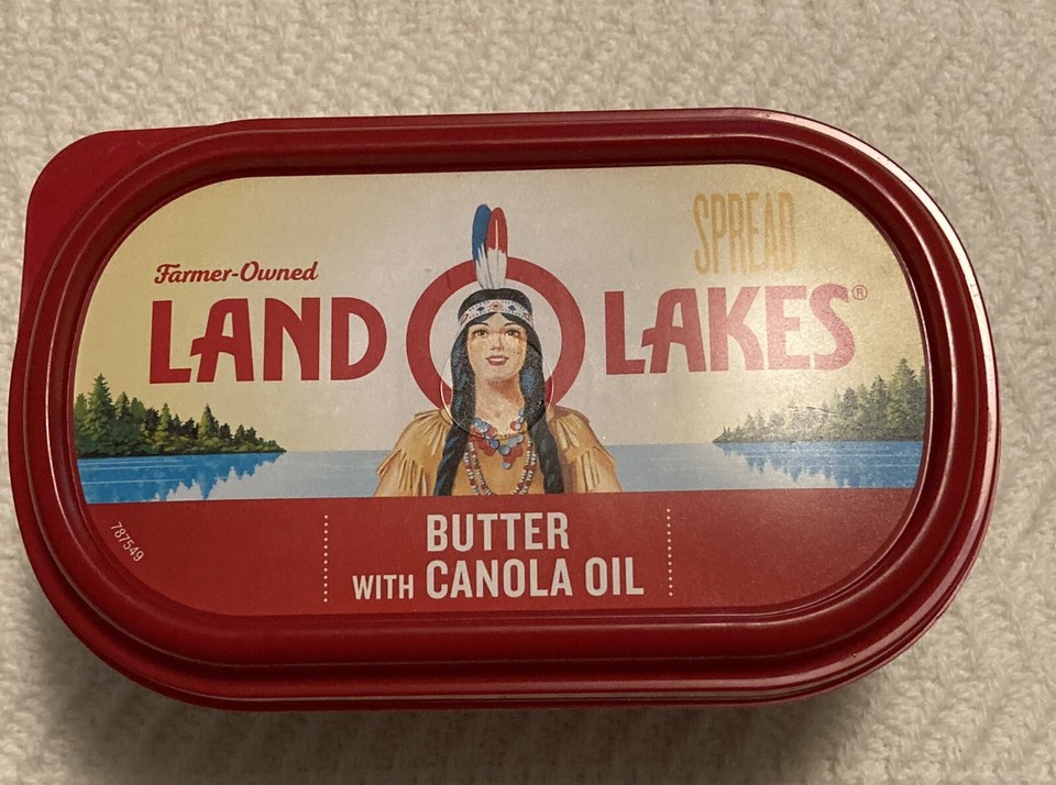 Land O Lakes empty butter container, retired logo, clean, 8 oz. | eBay