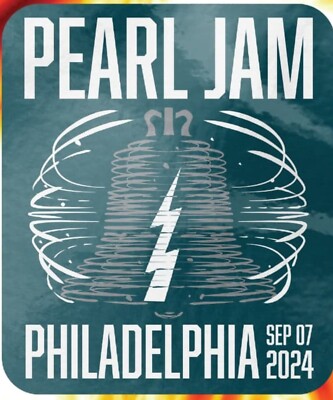 Pearl Jam Sticker Philadelphia N1 9/7/2024 Eddie Vedder Dark Matter ...