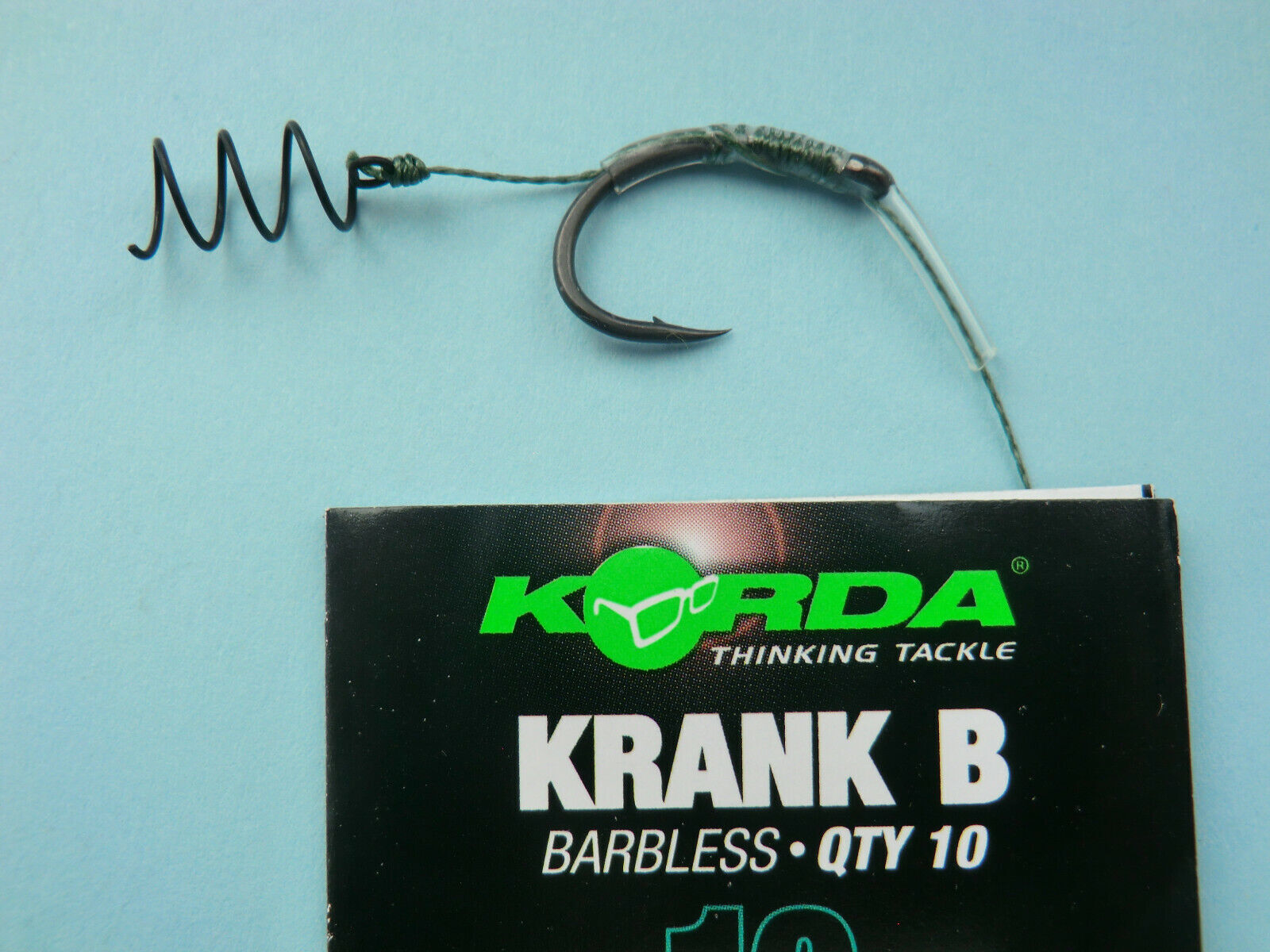 3 X MATT BLACK MEAT,BAIT COIL KORDA KRANK HOOKS CARP HAIR RIGS VARIOUS SIZES . | eBay UK