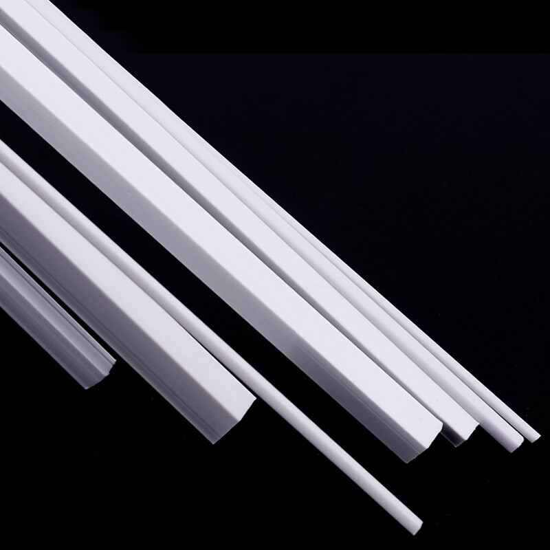 ABS Plastic Square Rod Solid Bar for Model Building DIY 250mm Length ...