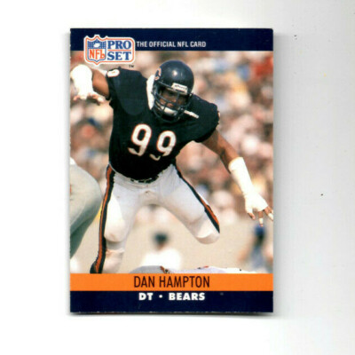 1990 Pro Set #449B Dan Hampton (Card back says DT) Chicago Bears | eBay