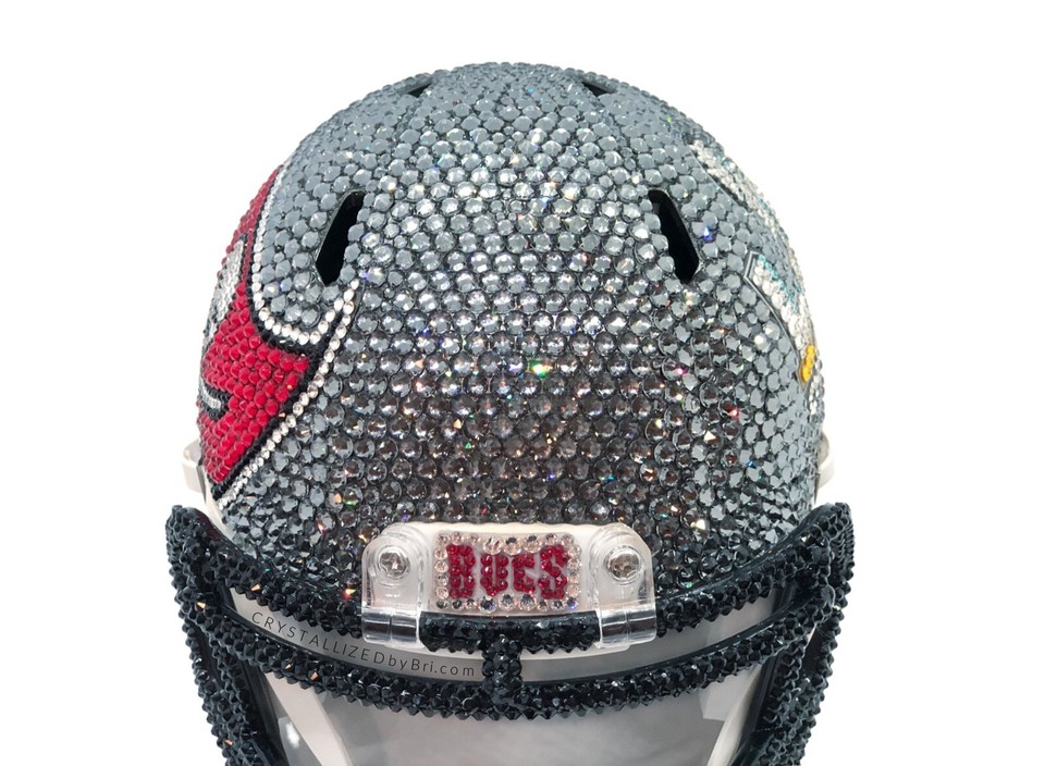Any Team Bling Mini Football Helmet AUSTRIAN CRYSTALS NFL Bedazzled ...