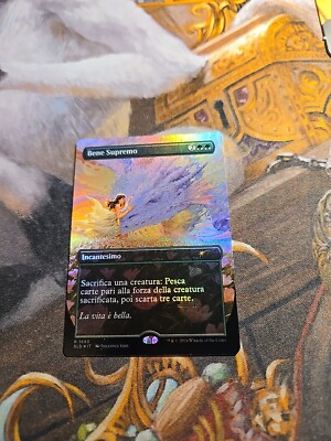 Greater Good Italian Bene Supremo Borderless Foil MTG Secret Lair ...