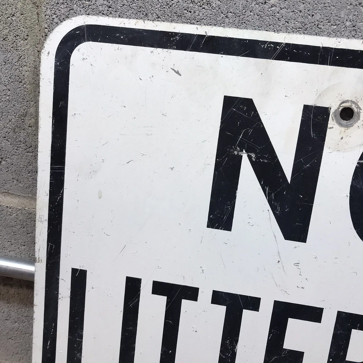 No Littering Sign Fine
