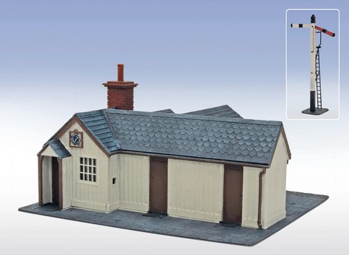 Peco LK-218 Tan-Y-Bwlch Wooden Station Building Laser Cut Kit OO Gauge ...