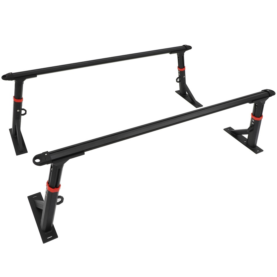 For Pickup Truck Bed Racks Rear Ladder Rack Adjustable Height Heavy ...