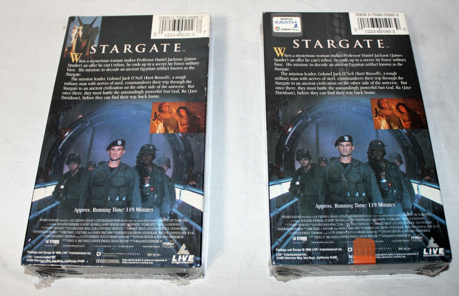Stargate (VHS, 1995) Kurt Russell & James Spader - New & Sealed! ONE ...