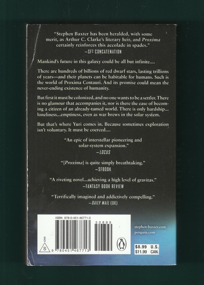 Proxima by Stephen Baxter (2015, Paperback) 9780451467713| eBay
