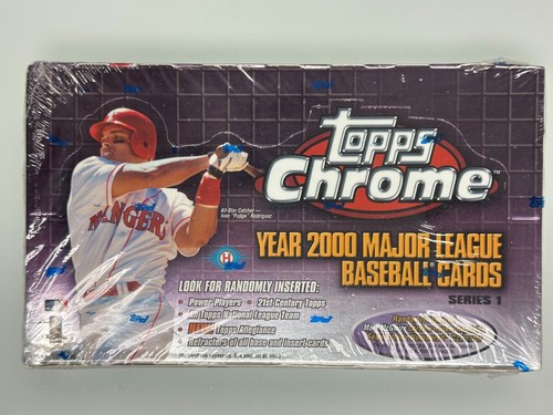 2000 TOPPS Chrome Series 1 Baseball Factory Sealed Hobby Box | eBay