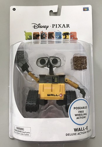 Disney Pixar Wall-e Deluxe Poseable Action Figure Thinkway Toys for ...