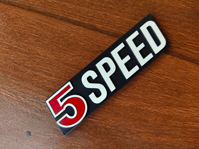 5 SPEED Emblem Badge fit for MAZDA 808 929 ROTARY R100 RX2 RX3 RX4 ...
