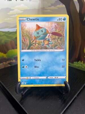 Chewtle 026/072 - Shining Fates - Common - Pokemon Card TCG - LP | eBay