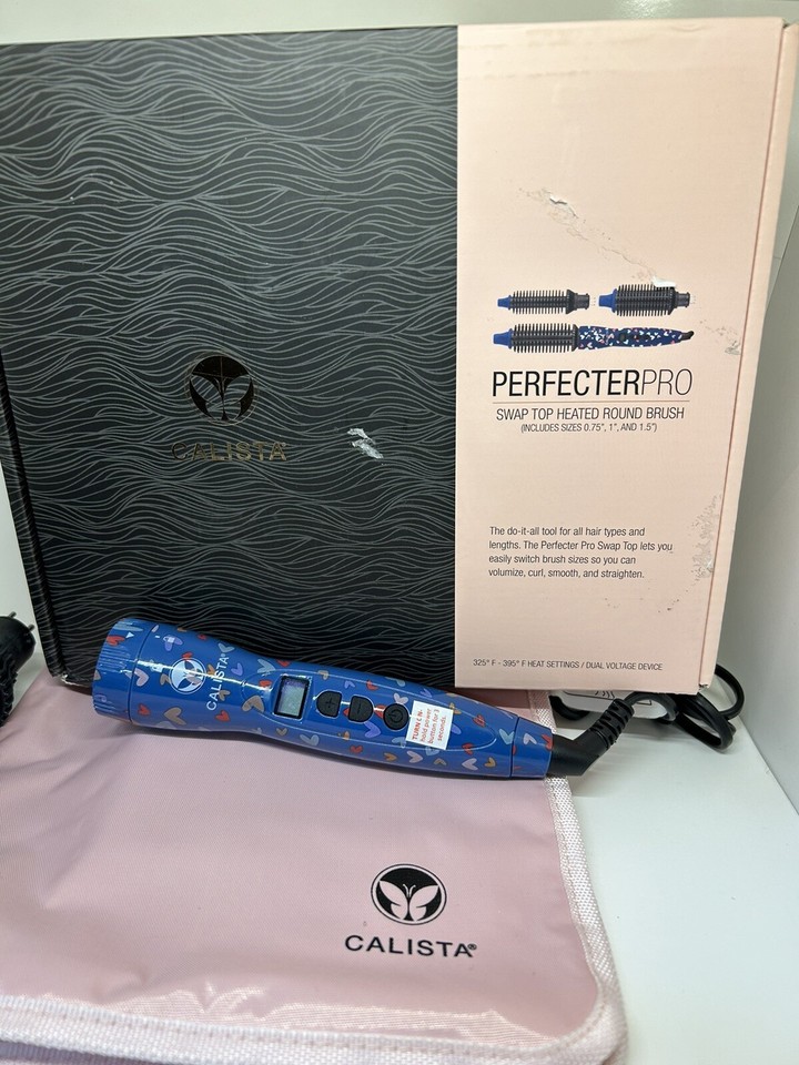 Calista Perfecter Pro Swap Top Heated Round Brush .75" 1" 1.5" Sweet ...