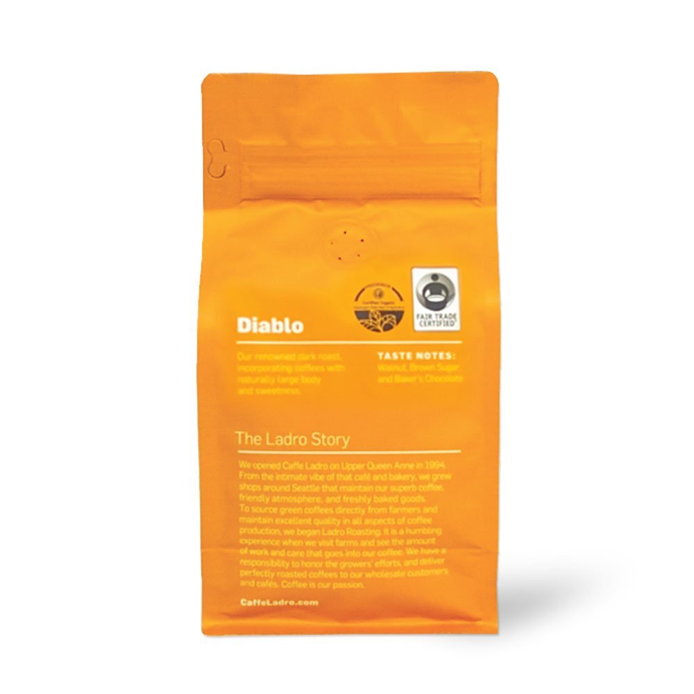Caffe Ladro Coffee Roasting Company Diablo Blend, Fremont Blend, Ladro ...