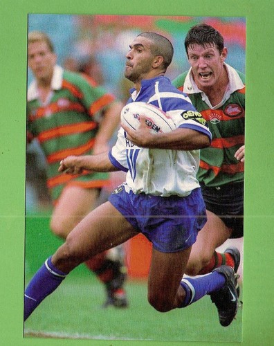 #D281. 1999 CANTERBURY RUGBY LEAGUE MAXI CARD - ROD SILVA | eBay Australia