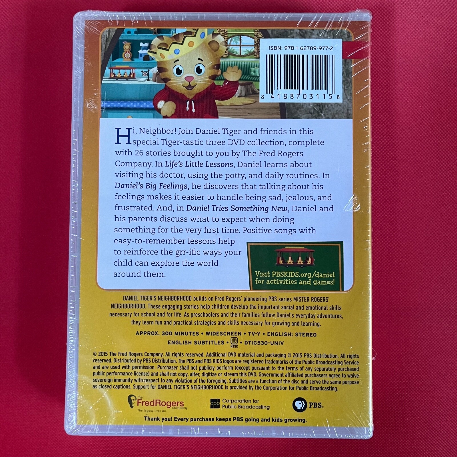 Daniel Tigers Neighborhood: Tiger-Tastic 3 Pack (DVD, 2015, 3-Disc Set ...