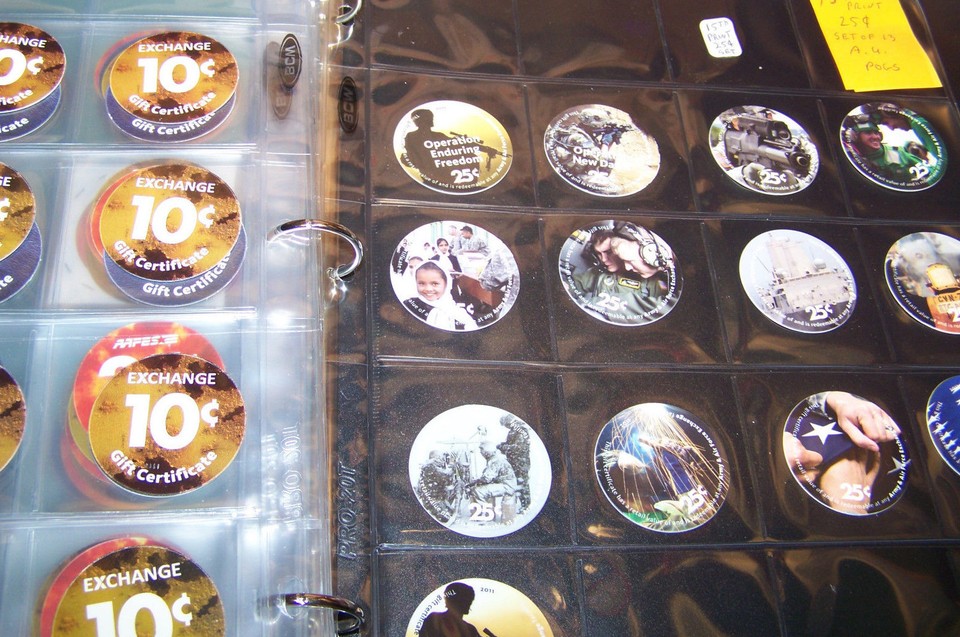 AAFES Pogs All of the 43 sets 2001 - 2017 printing A.U. ( 533 pogs ) | eBay